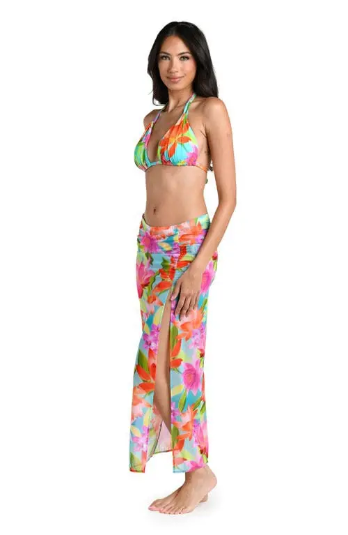 La Blanca Sunset Botanica Maxi Skirt Cover-up