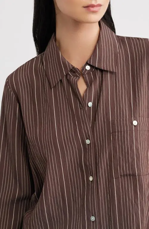 Rails Beck Striped Button-front Shirt