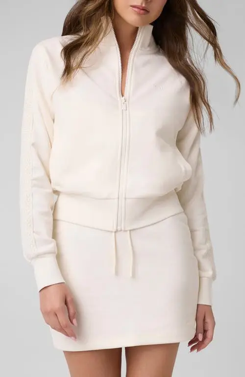 Guess Phoebe Full Zip Sweatshirt - Natural