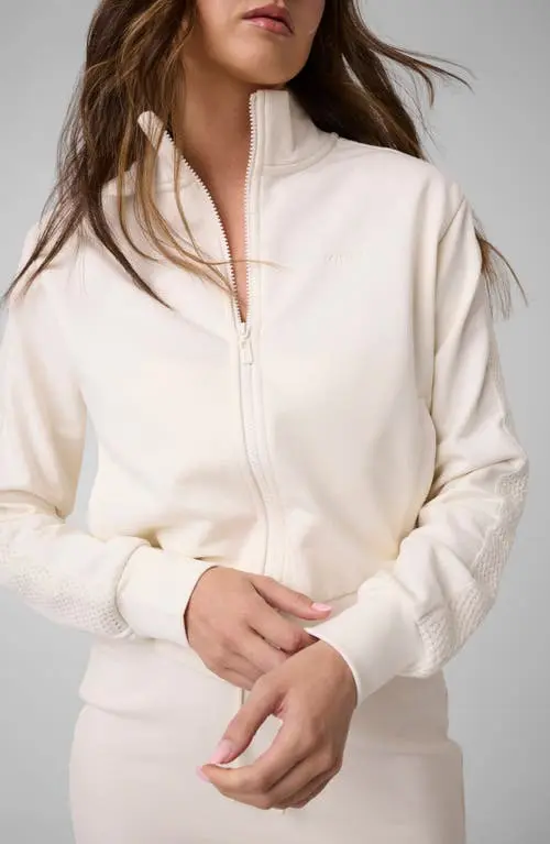 Guess Phoebe Full Zip Sweatshirt - Natural
