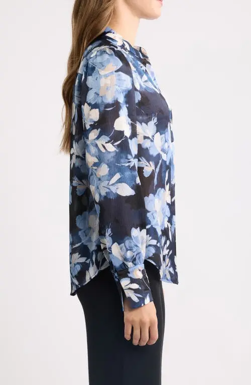 Anne Klein Floral Print Blouse