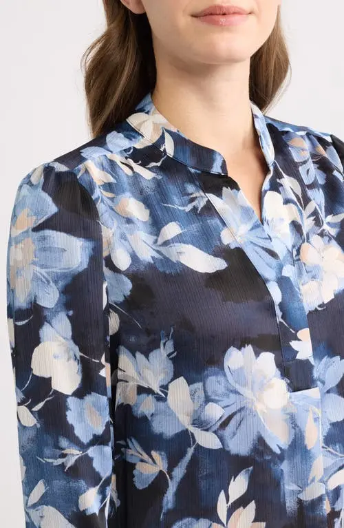 Anne Klein Floral Print Blouse