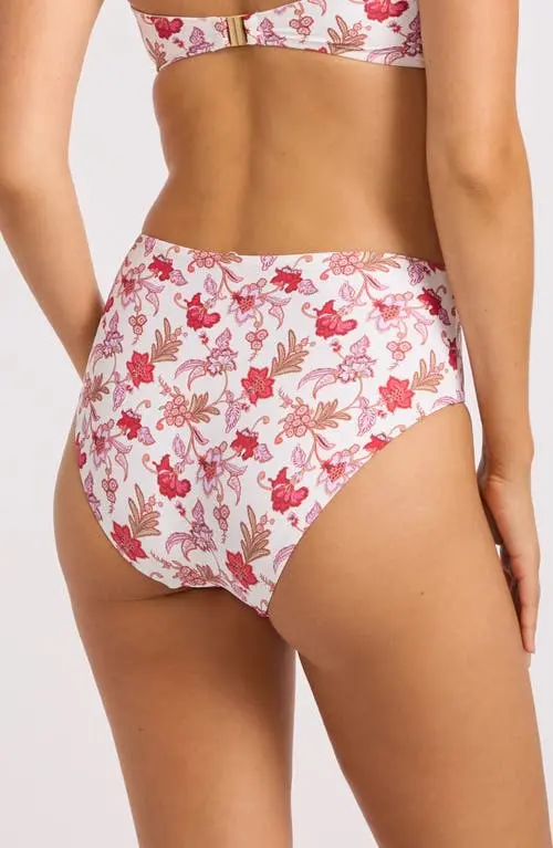 Seafolly Floral High Waist Bikini Bottoms