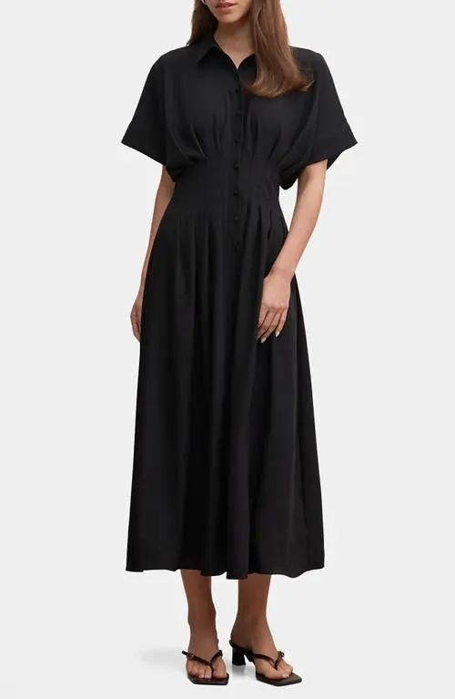 EVER NEW Luciana Darted Midi Shirtdress