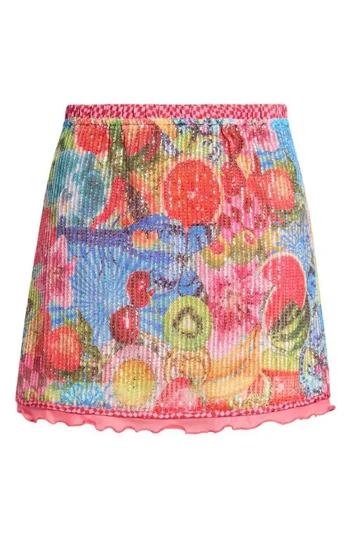 KULANI KINIS Sequin Miniskirt