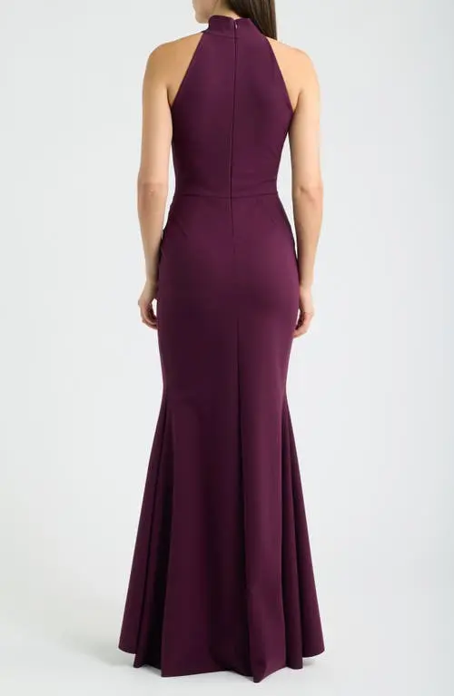 Chiara Boni La Petite Robe Zesika Halter Neck Jersey Gown