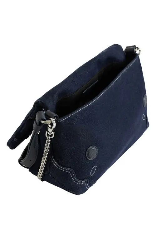 Zadig&Voltaire Rocky Ii Denim Crossbody Bag