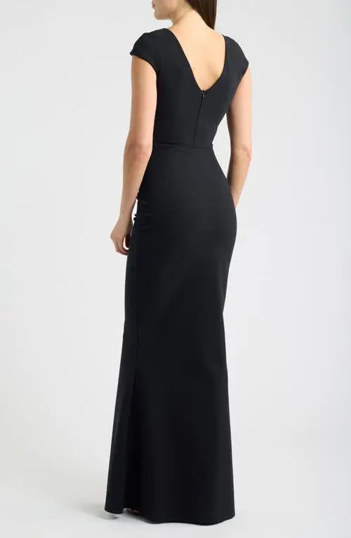 Chiara Boni La Petite Robe Embellished Ruched Gown
