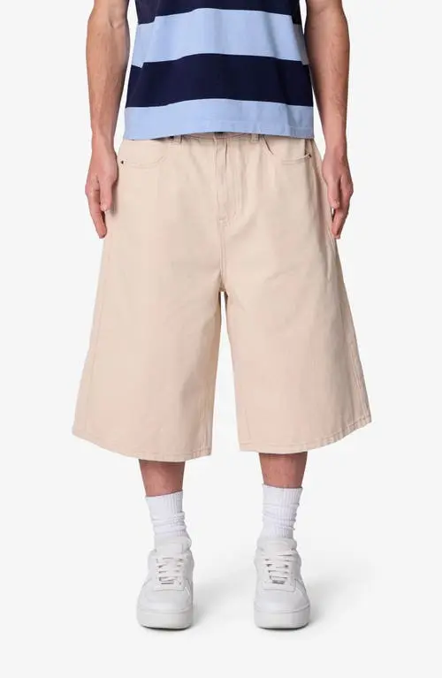 Mnml Ultra Baggy Paneled Chino Shorts - Khaki