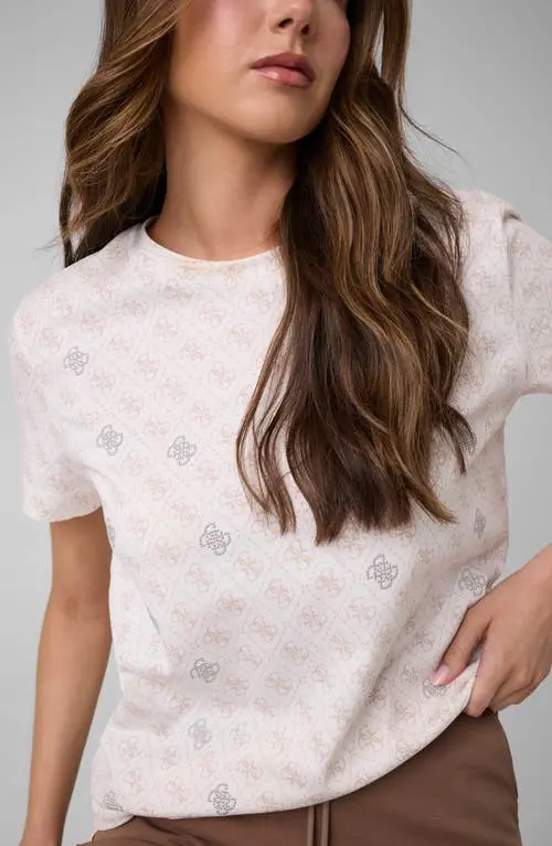 Guess 4g Rhombus Studded Logo T-shirt