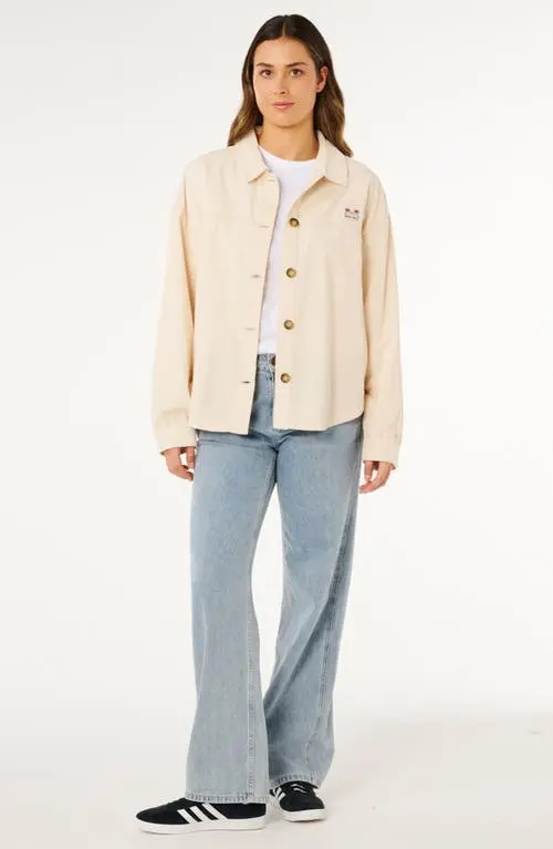 Rip Curl Keepsakes Washed Corduroy Shirt - Stone