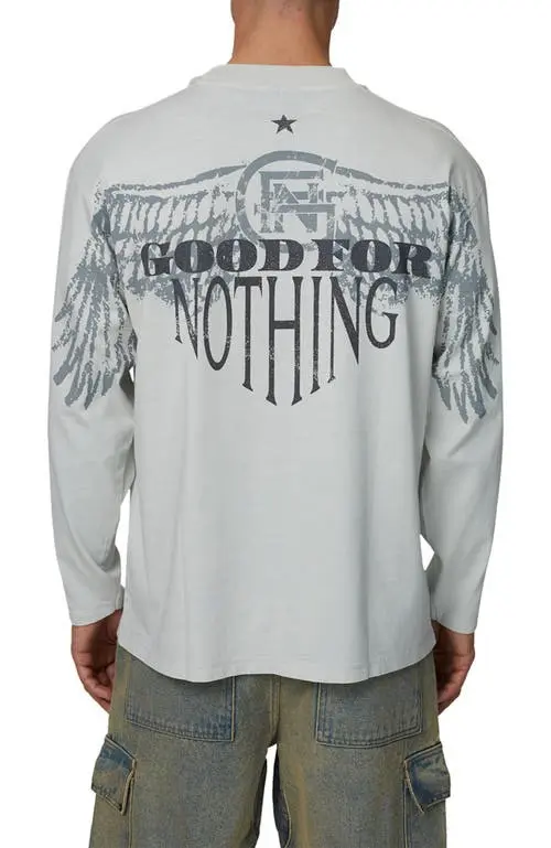 GOOD FOR NOTHING Long Sleeve Eagle Tee