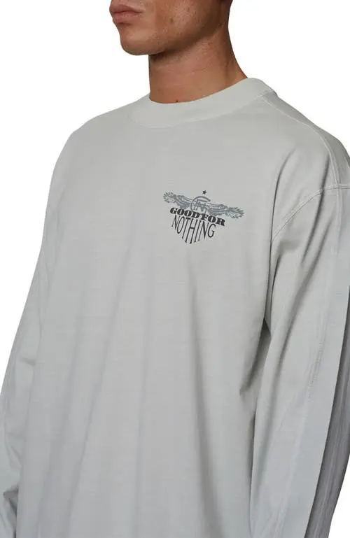 GOOD FOR NOTHING Long Sleeve Eagle Tee