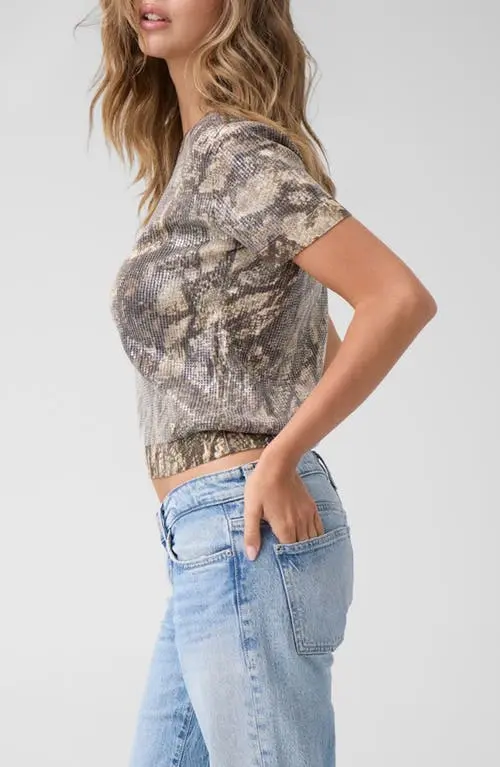 Guess Juniper Sequin Cropped Sweater