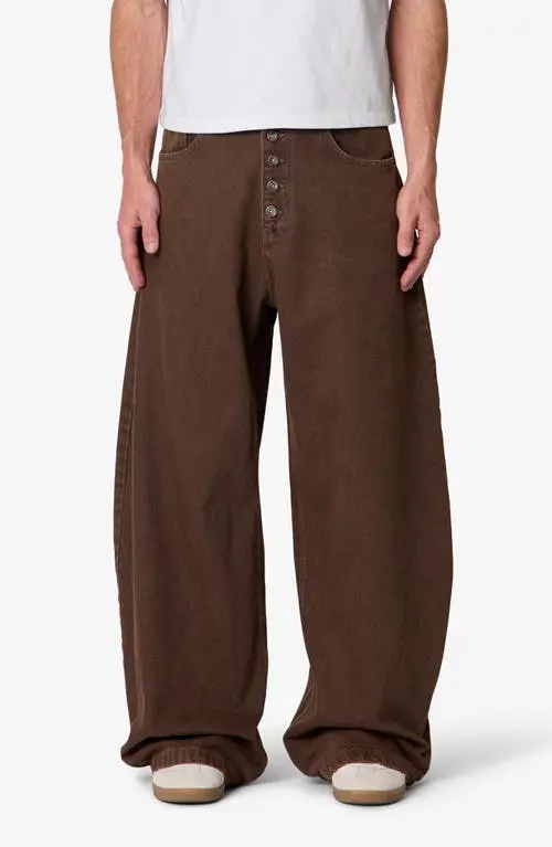 Mnml Exposed Shank Relaxed Barrel Leg Jeans