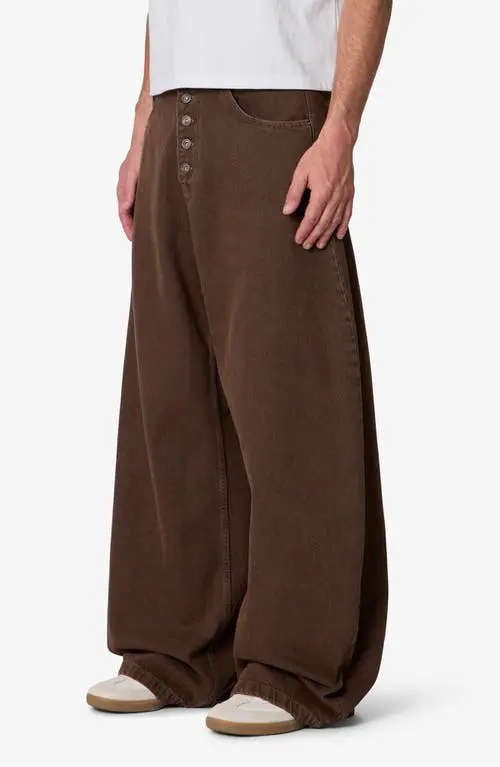 Mnml Exposed Shank Relaxed Barrel Leg Jeans