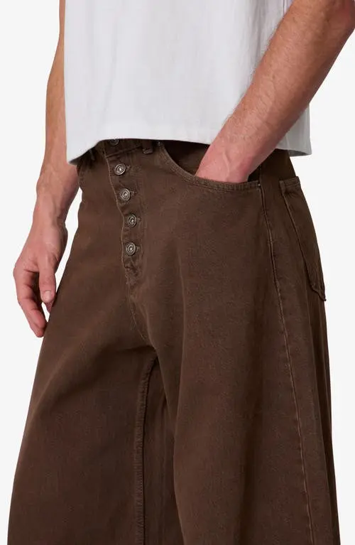 Mnml Exposed Shank Relaxed Barrel Leg Jeans