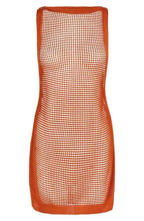 VIX PAULA HERMANNY Erika Knit Cover-up Minidress