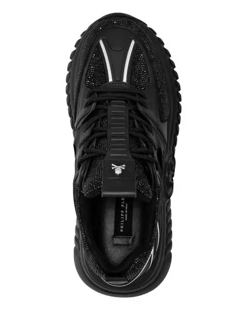 Philipp Plein Runner Stones Sneakers - Black