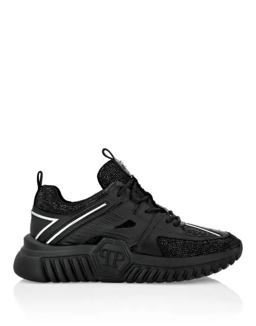 Philipp Plein Runner Stones Sneakers - Black