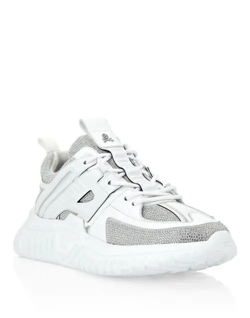 Philipp Plein Runner Stones - White
