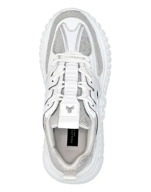 Philipp Plein Runner Stones - White
