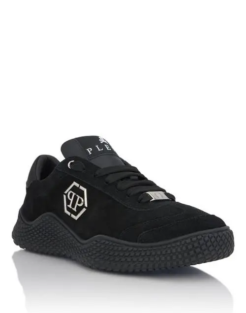 Philipp Plein Suede Runner Hexagon - Black/black