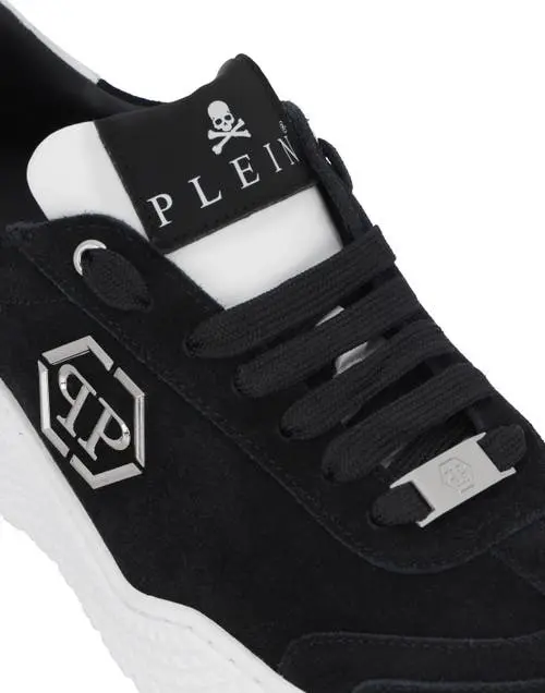 Philipp Plein Suede Runner Sneakers - Black/white
