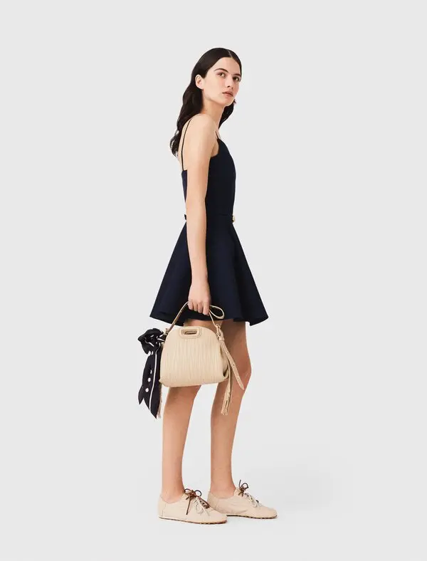Maje Flared Dress With Straps