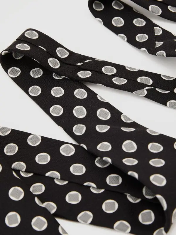 REISS Lelio Silk Geometric Square Medallion-print Tie