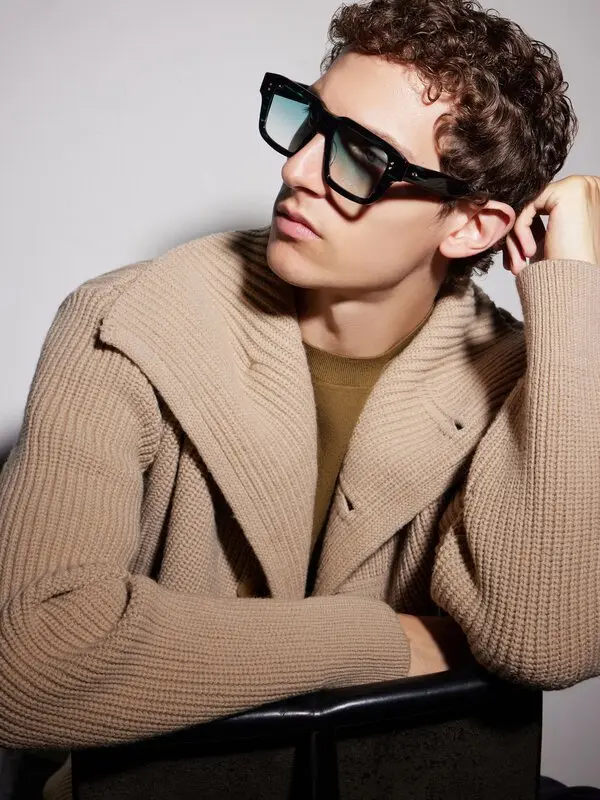 Dita Eliux Square-frame Acetate Sunglasses - Blue
