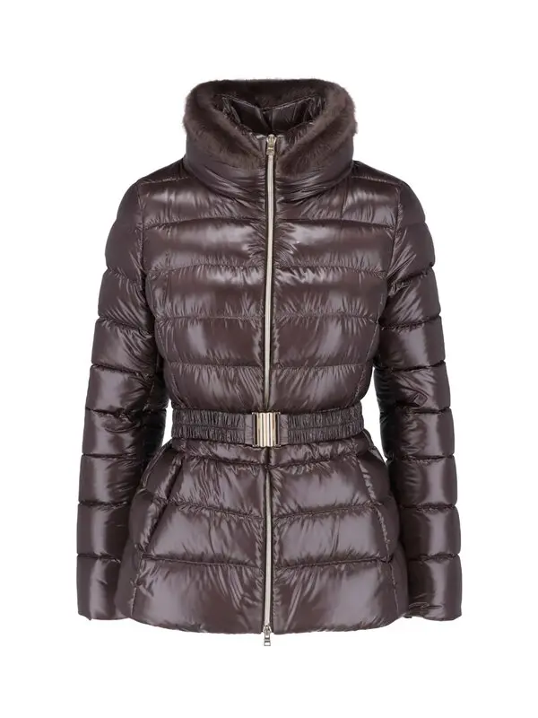Herno Claudia Padded Jacket - Brown