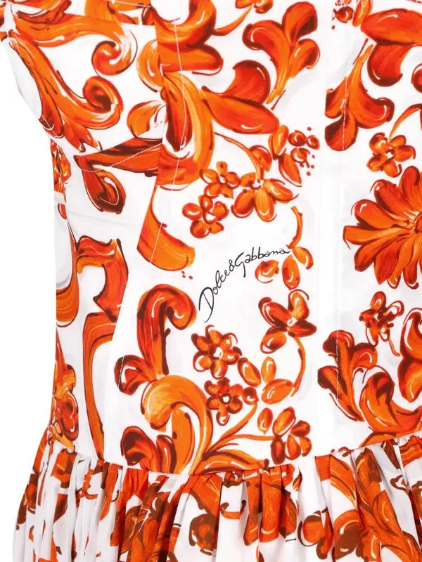Dolce & Gabbana Maxi Dress "majolica