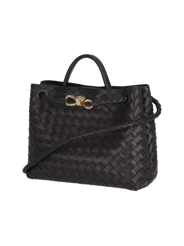 Bottega Veneta Medium Andiamo Bag - Brown
