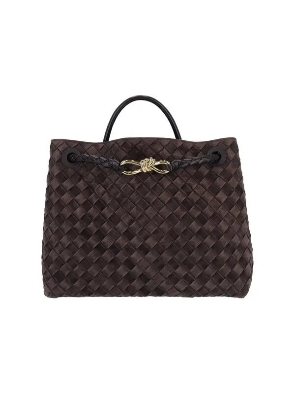 Bottega Veneta Medium Andiamo Bag - Brown