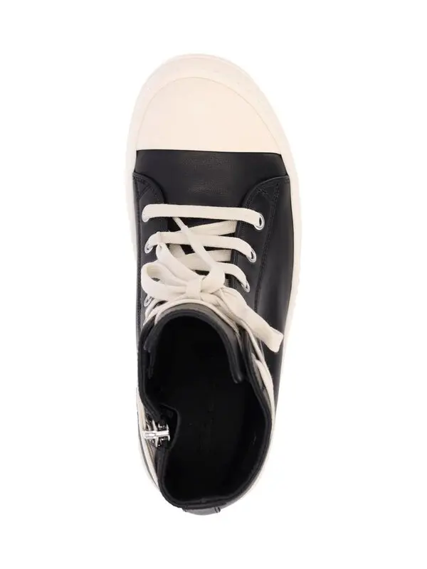 Rick Owens High-top Leather Sneakers