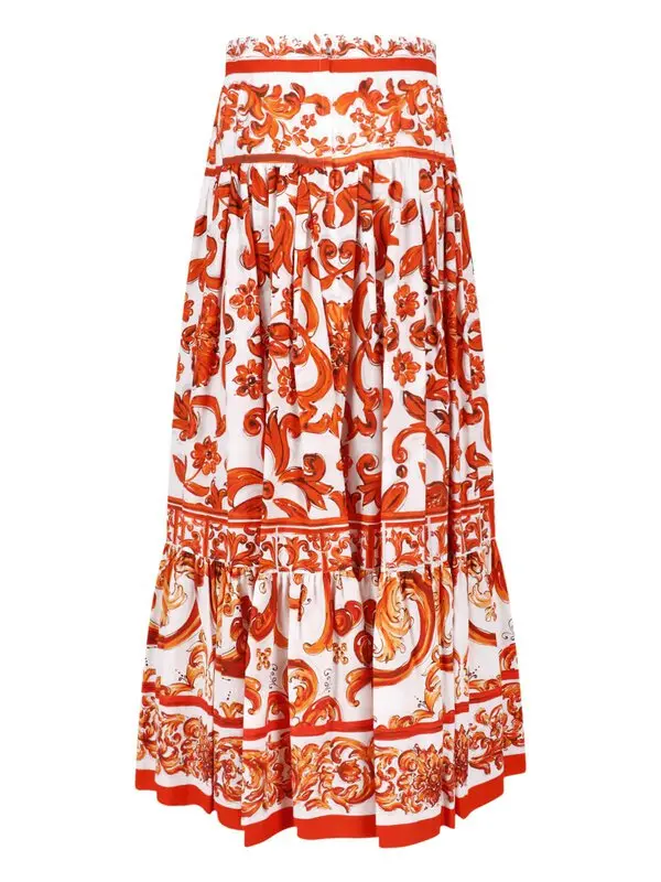 Dolce & Gabbana Maxi Skirt "majolica