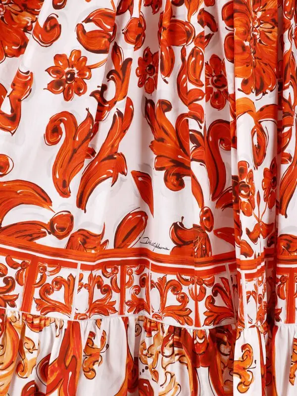 Dolce & Gabbana Maxi Skirt "majolica