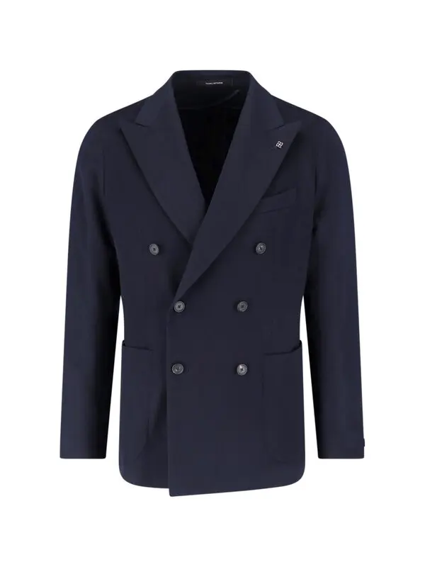 Tagliatore Double-breasted Cashmere Blazer