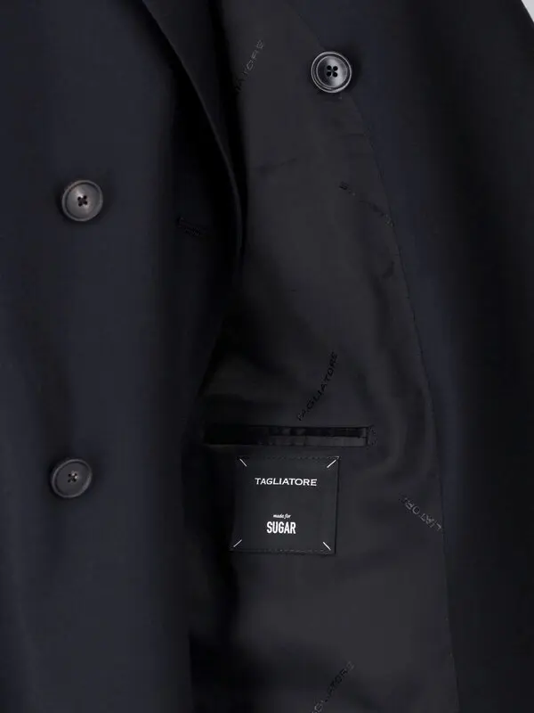 Tagliatore Double-breasted Suit In Virgin Wool