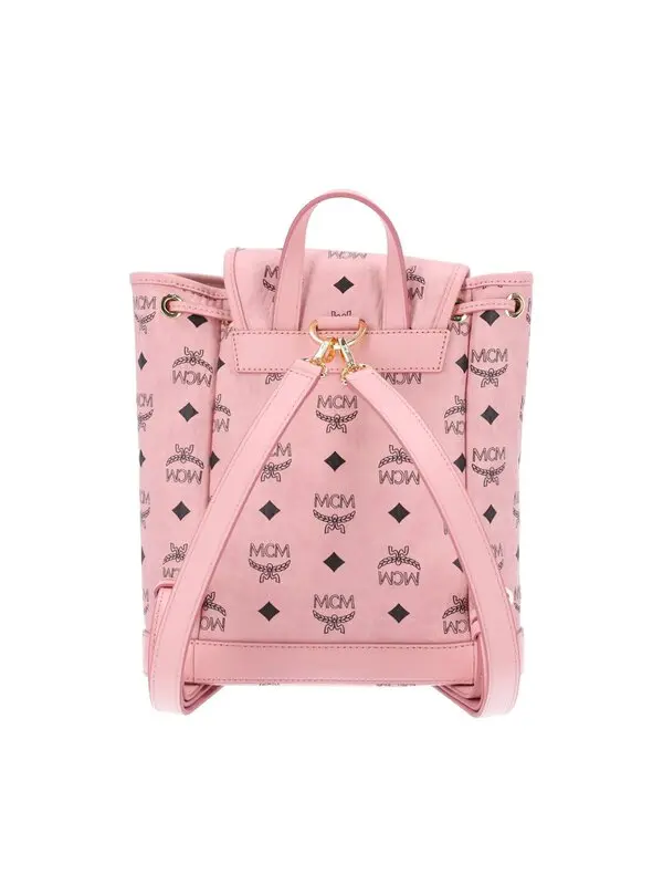 Mcm Aren Backpack In Visetos Monogram