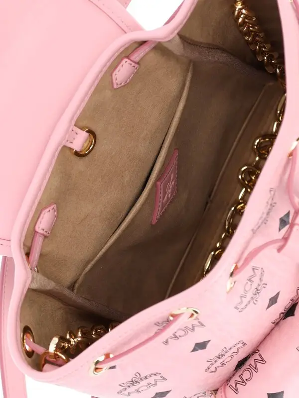 Mcm Aren Backpack In Visetos Monogram