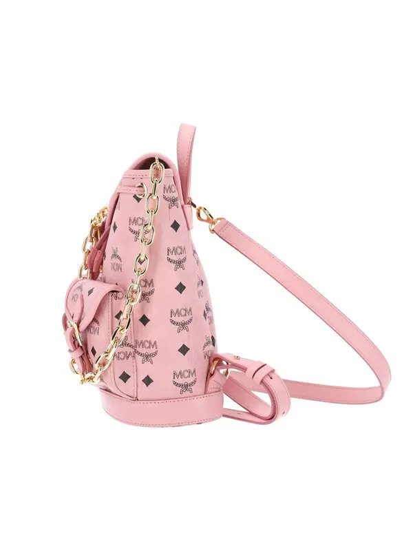 Mcm Aren Backpack In Visetos Monogram