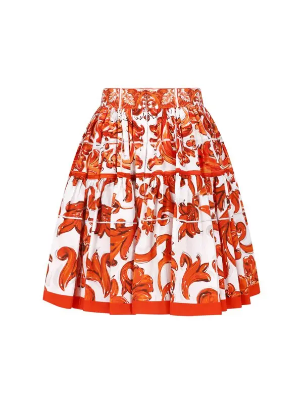 Dolce & Gabbana Mini Skirt "majolica