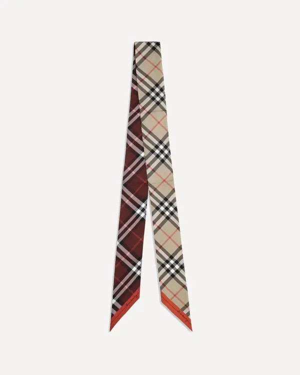 Burberry Check Silk Scarf