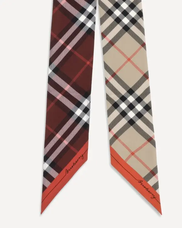 Burberry Check Silk Scarf