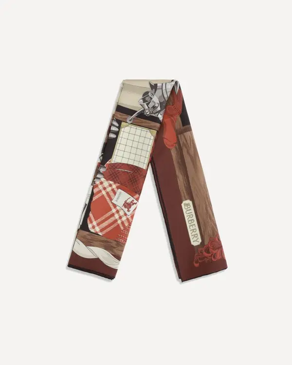 Burberry Silk Wardrobe Print Scarf