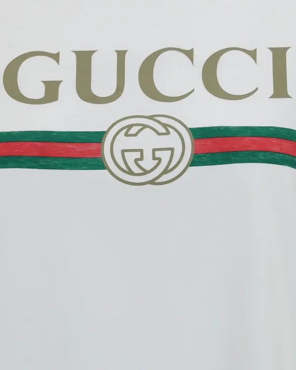 Gucci Cotton And Silk Jersey T-shirt