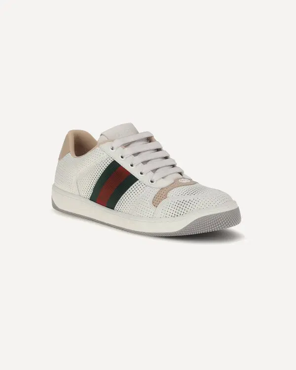 Gucci Screener Leather Sneakers