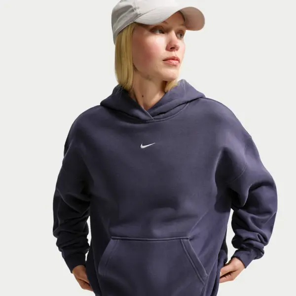 Nike Studio Fleece Medium Weight Oversized Pullover Hoodie